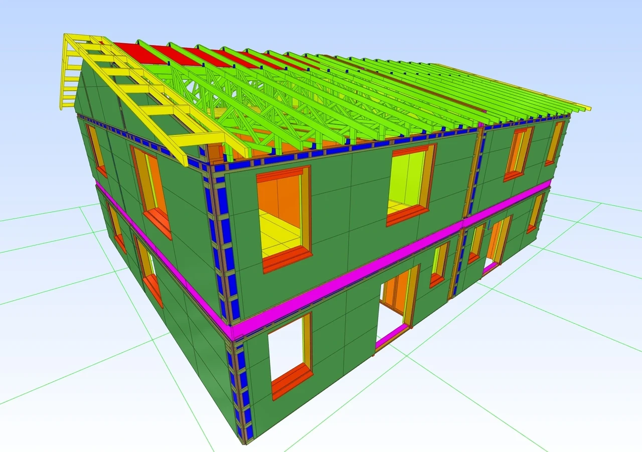 HsbCad timber frame – Inkon Ehitus - HsbCad